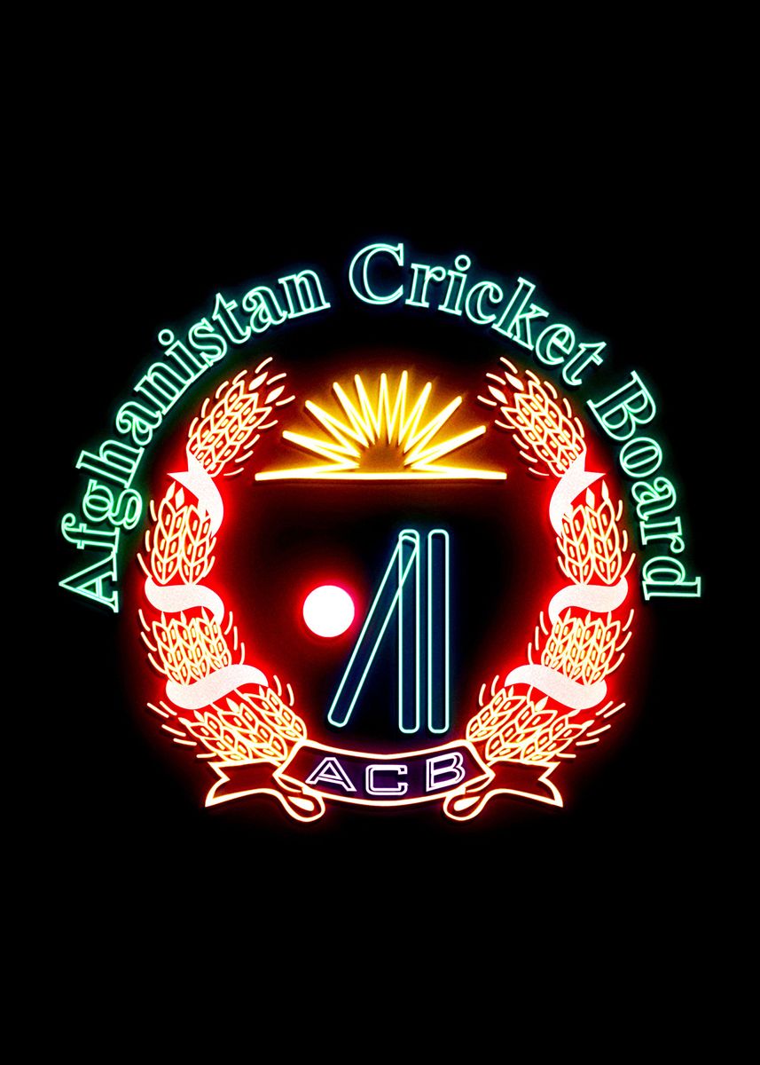 'acb afghanistan cricket ' Poster, picture, metal print, paint by The ...