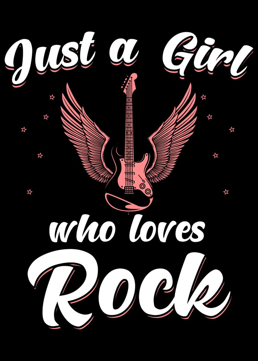 'Skirt Saying Funny Rocker' Poster, picture, metal print, paint by ...