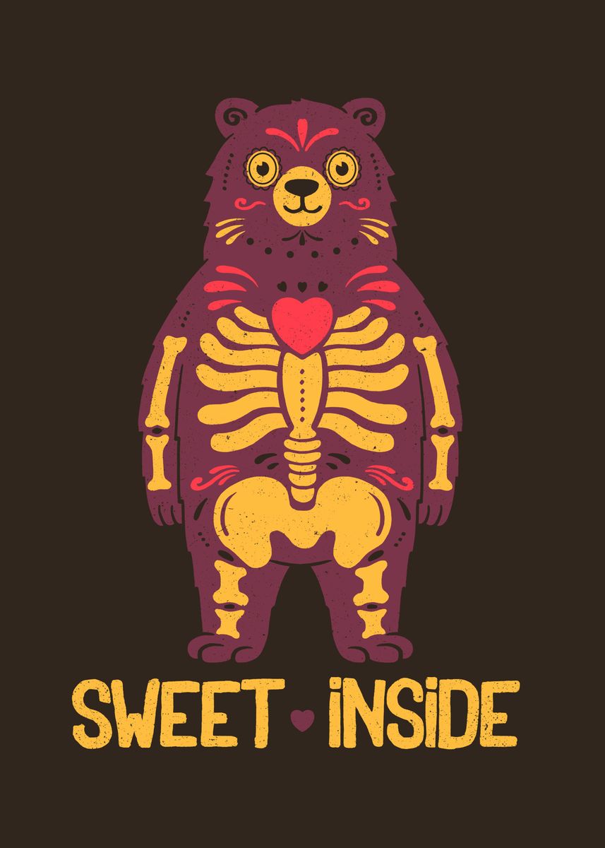 'Sweet Inside' Poster, picture, metal print, paint by Tobias Fonseca ...