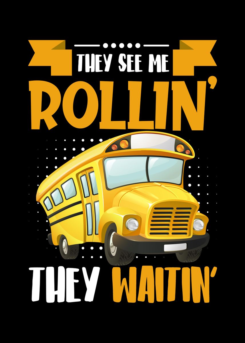 'Bus Design For School Bus' Poster by Statements | Displate