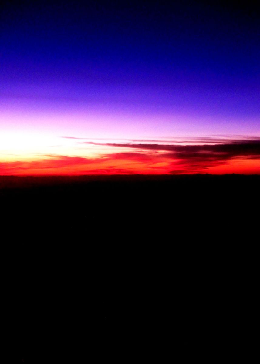 'Red Sunshine' Poster, picture, metal print, paint by Daniel Pastor ...