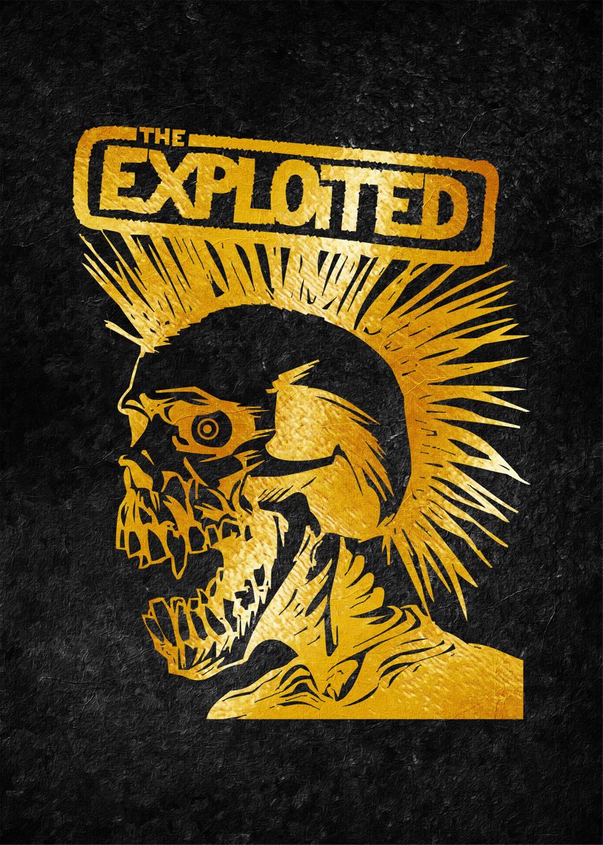 'The Exploited' Poster, picture, metal print, paint by Bestselling ...