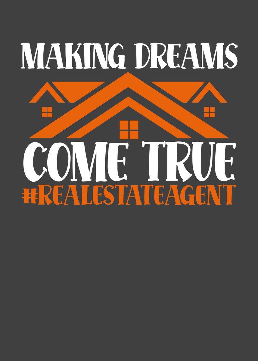 'Making dreams come true' Poster, picture, metal print, paint by BeMi ...