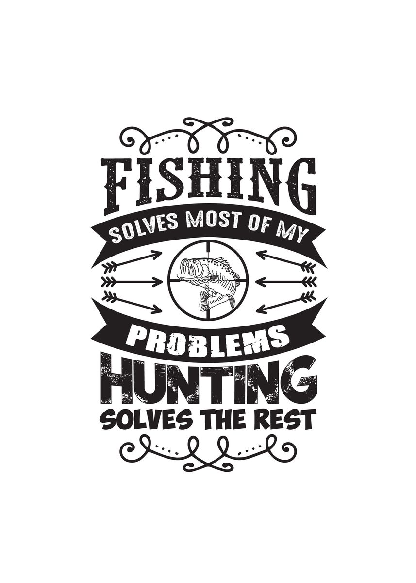 'Problems Hunting' Poster by Beone Digital | Displate