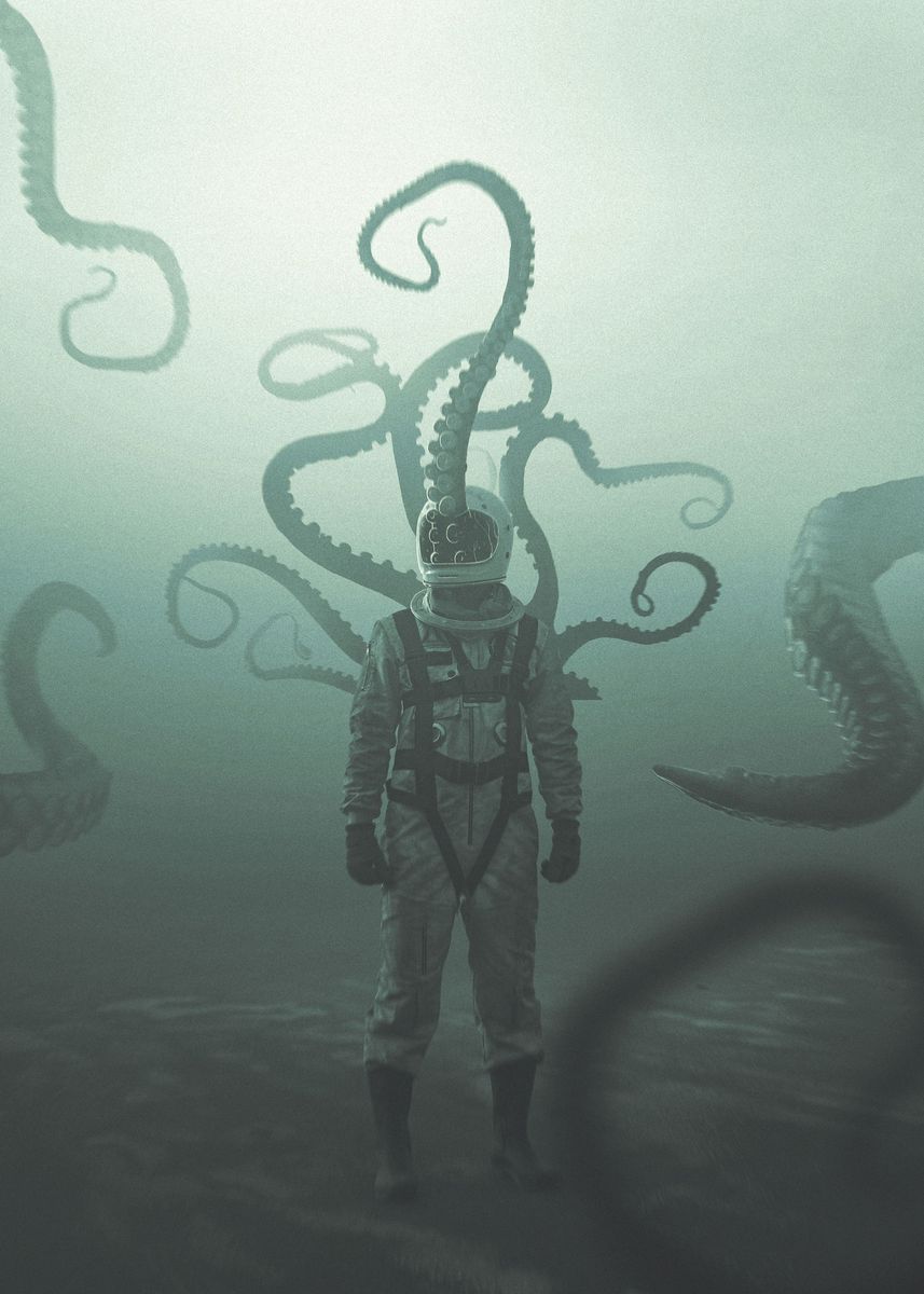 'Nightmare' Poster, picture, metal print, paint by Five Senses Art ...