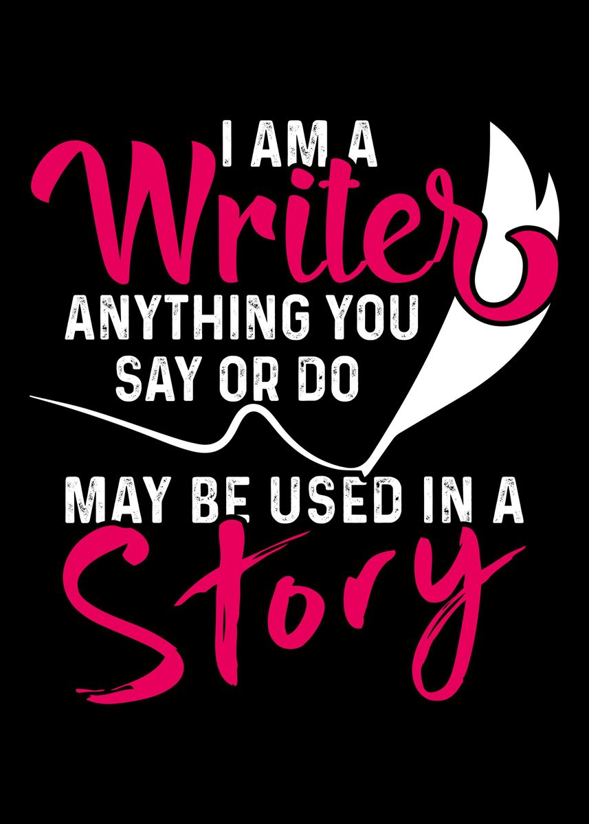 'Author Writer Literature' Poster by Christian Mueller | Displate