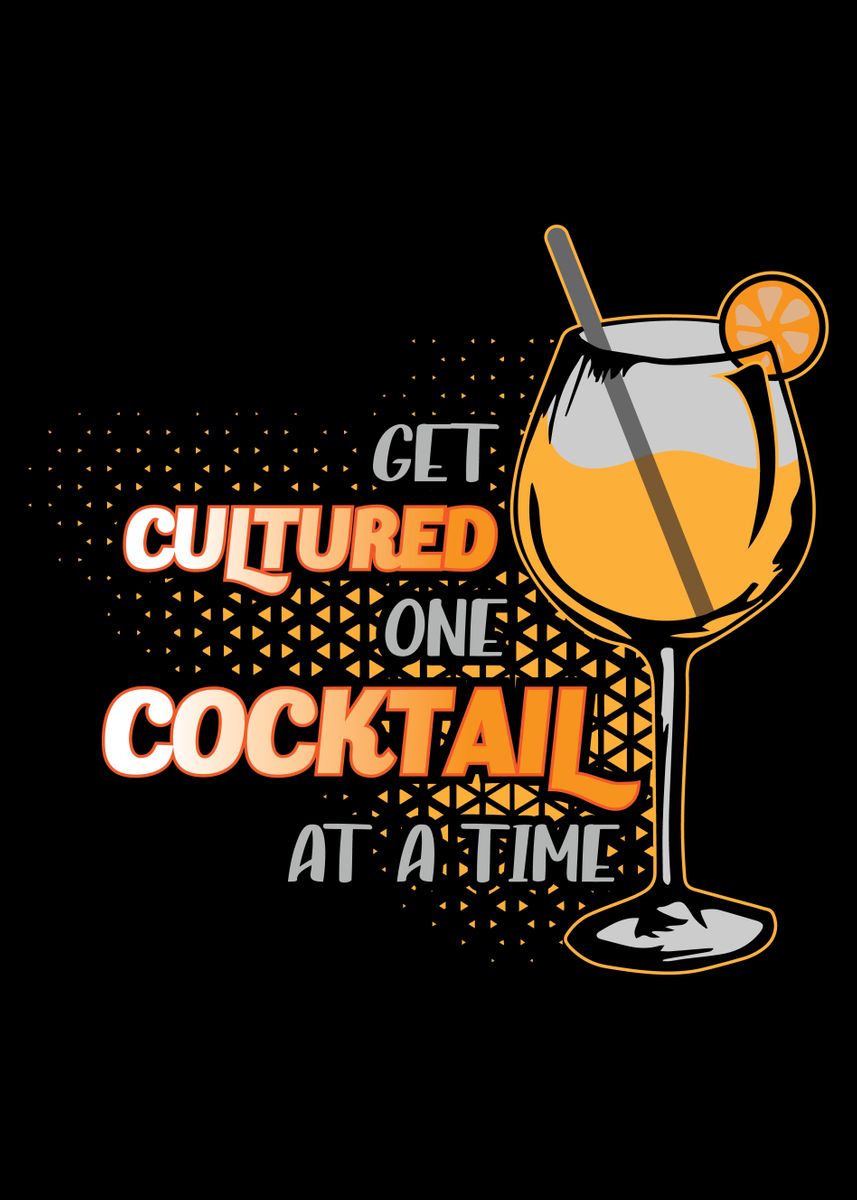 'Cocktail Design ' Poster by Statements | Displate