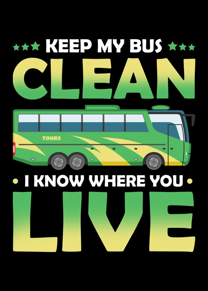 'Bus Design For School Bus' Poster by Statements | Displate