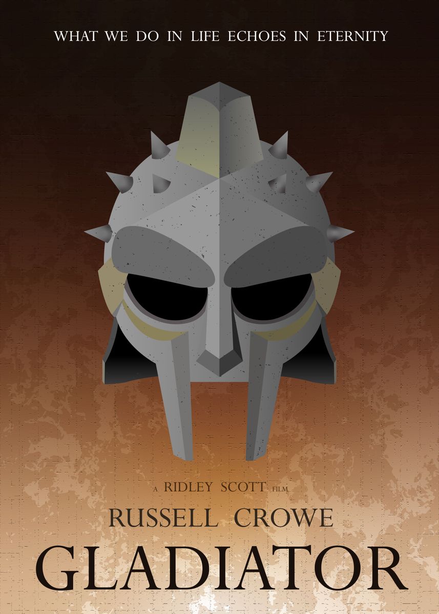 'Gladiator' Poster, picture, metal print, paint by Alexander Pereza ...