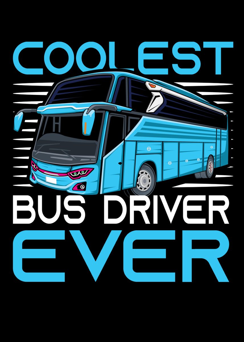 'Bus Design For School Bus' Poster, picture, metal print, paint by ...