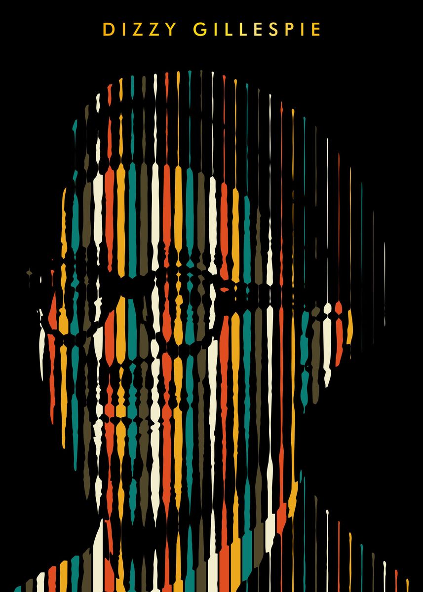 'DIZZY GILLESPIE' Poster, picture, metal print, paint by Yusuf Dedi ...