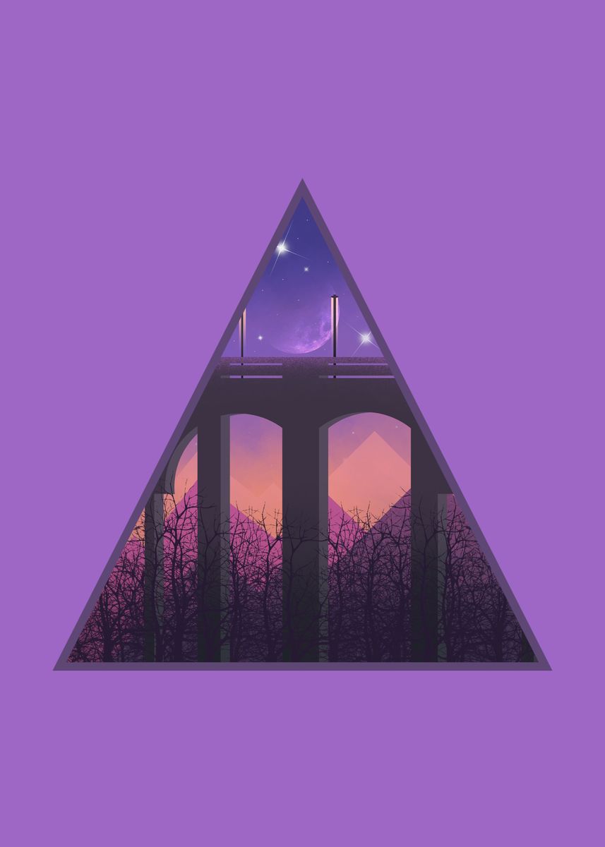 'STARRY NIGHT 2' Poster, picture, metal print, paint by CHAOS STUDIO ...