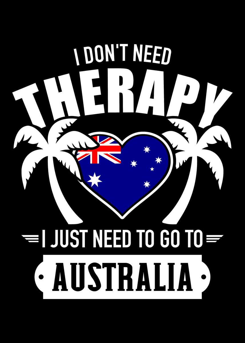 'Dont need therapy just ne' Poster, picture, metal print, paint by ...