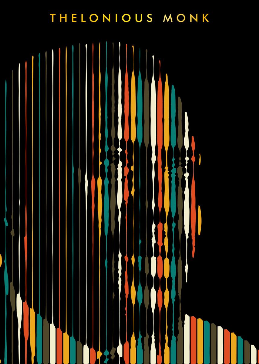 'THELONIOUS MONK' Poster, picture, metal print, paint by Yusuf Dedi ...