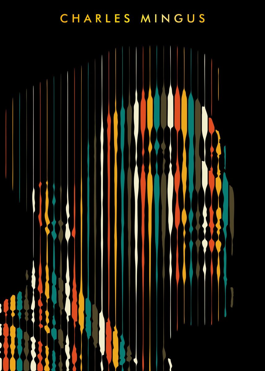'CHARLES MINGUS' Poster, picture, metal print, paint by Yusuf Dedi ...