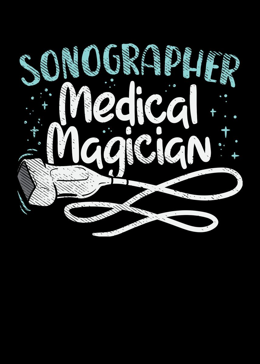 'Sonographer Medical' Poster by Uwe Seibert | Displate
