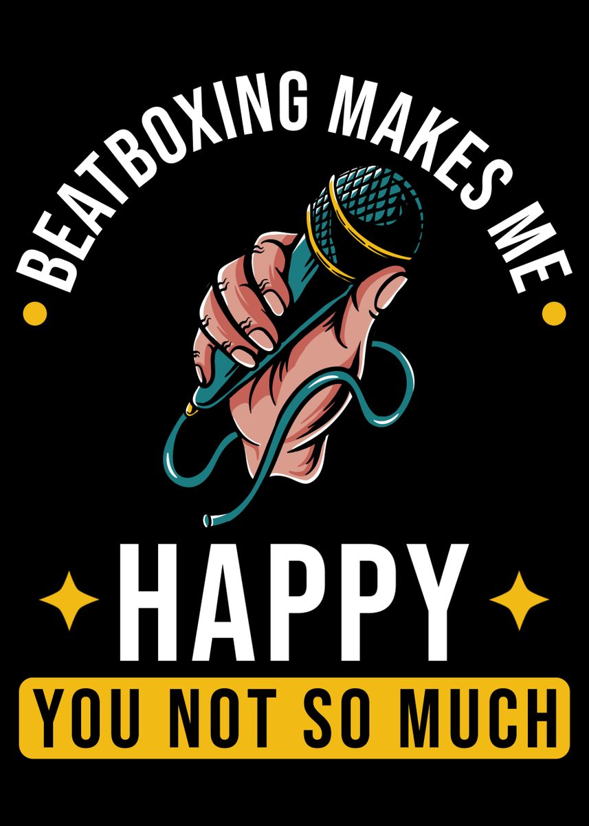 'Beatbox Beatboxer' Poster by schmugo | Displate