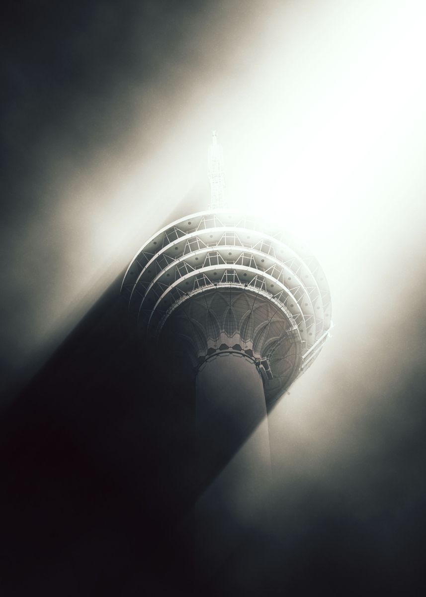 'Kuala Lumpur Tower' Poster, picture, metal print, paint by Visitify ...