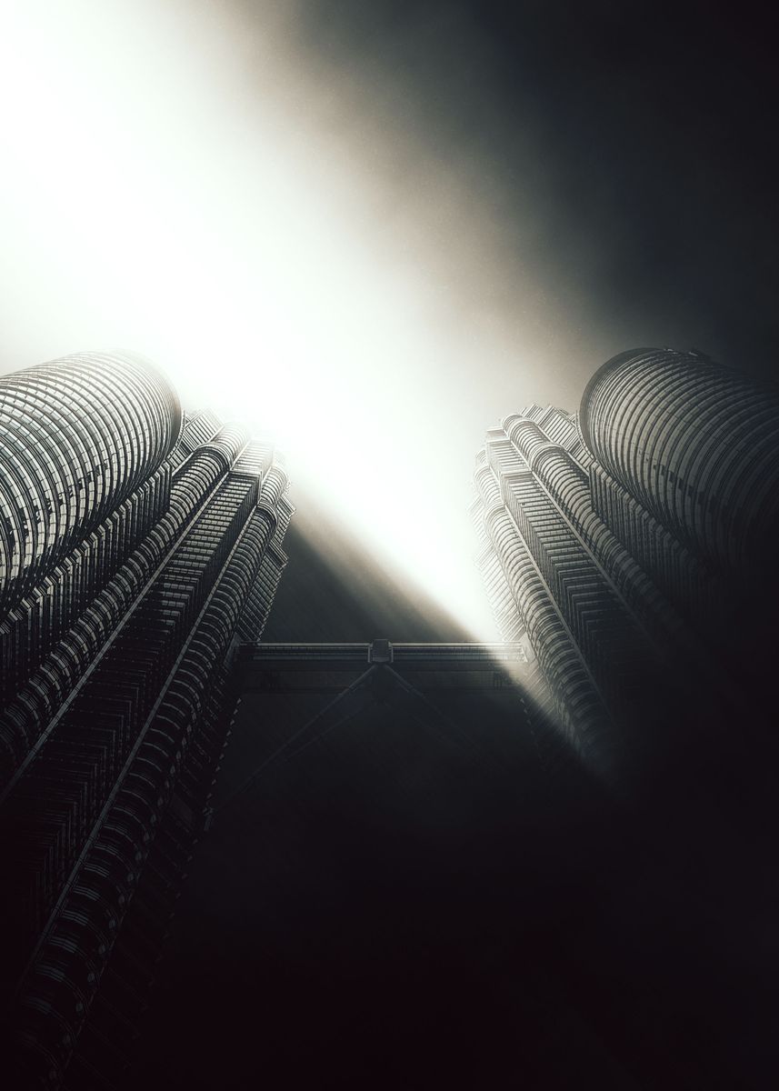 'Petronas Towers' Poster, picture, metal print, paint by Visitify ...