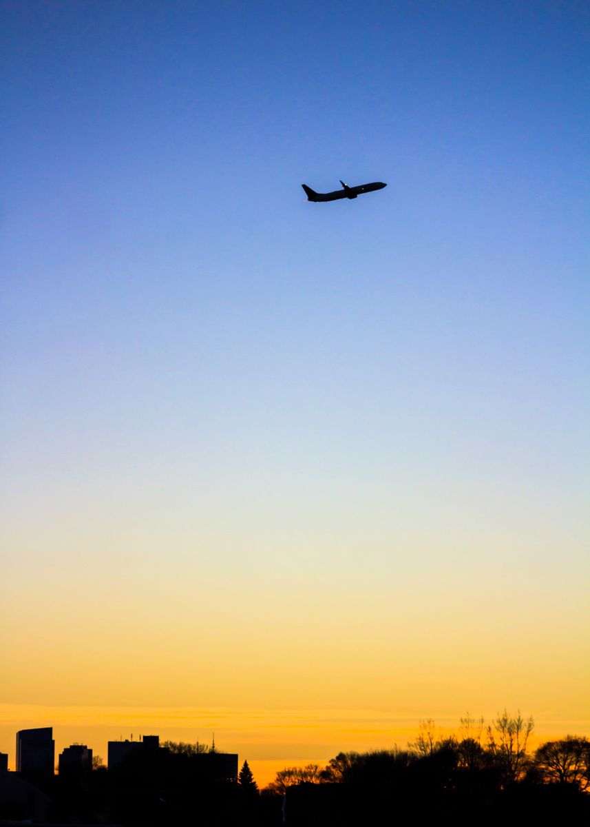 'Takeoff' Poster, picture, metal print, paint by Space OdJobs | Displate