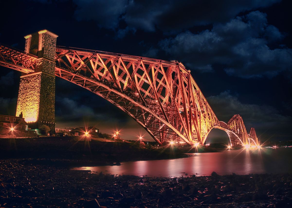 'Forth Rail Bridge' Poster by Michael Ogier | Displate