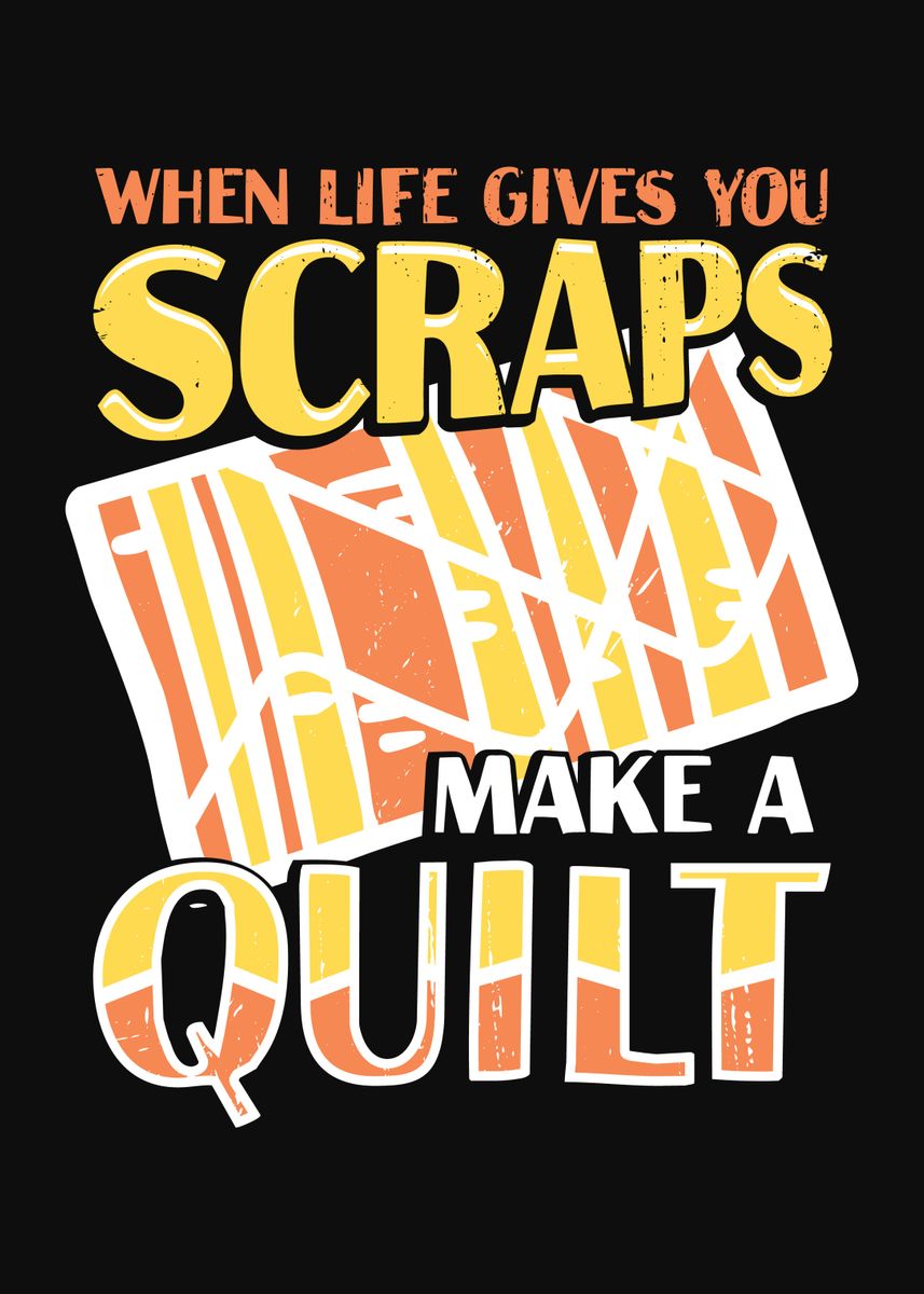 'Quilting Quilter Design' Poster by Marcel Doll | Displate