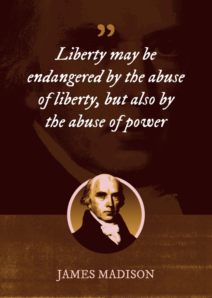 'Liberty may be endangered ' Poster, picture, metal print, paint by ...