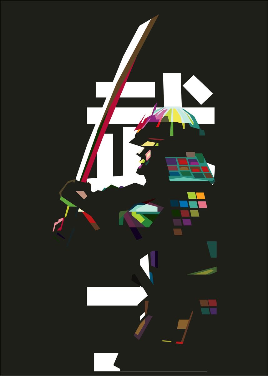 'Samurai Fullcolor' Poster, picture, metal print, paint by Zulfikar ...