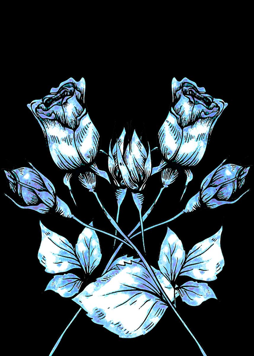 'rose' Poster by siska ft | Displate