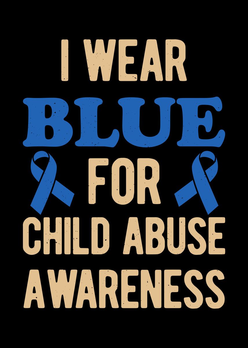 'Child Abuse Awareness' Poster by Visualz | Displate