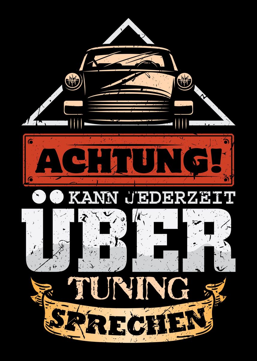 'Auto Tuner Tuning Car' Poster, picture, metal print, paint by ...