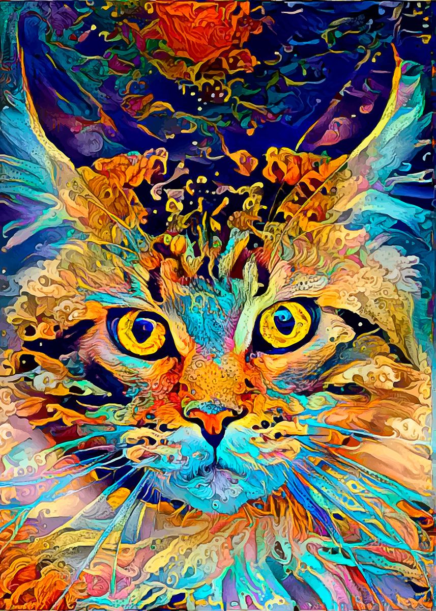 'Heavy look' Poster, picture, metal print, paint by Ari Design | Displate