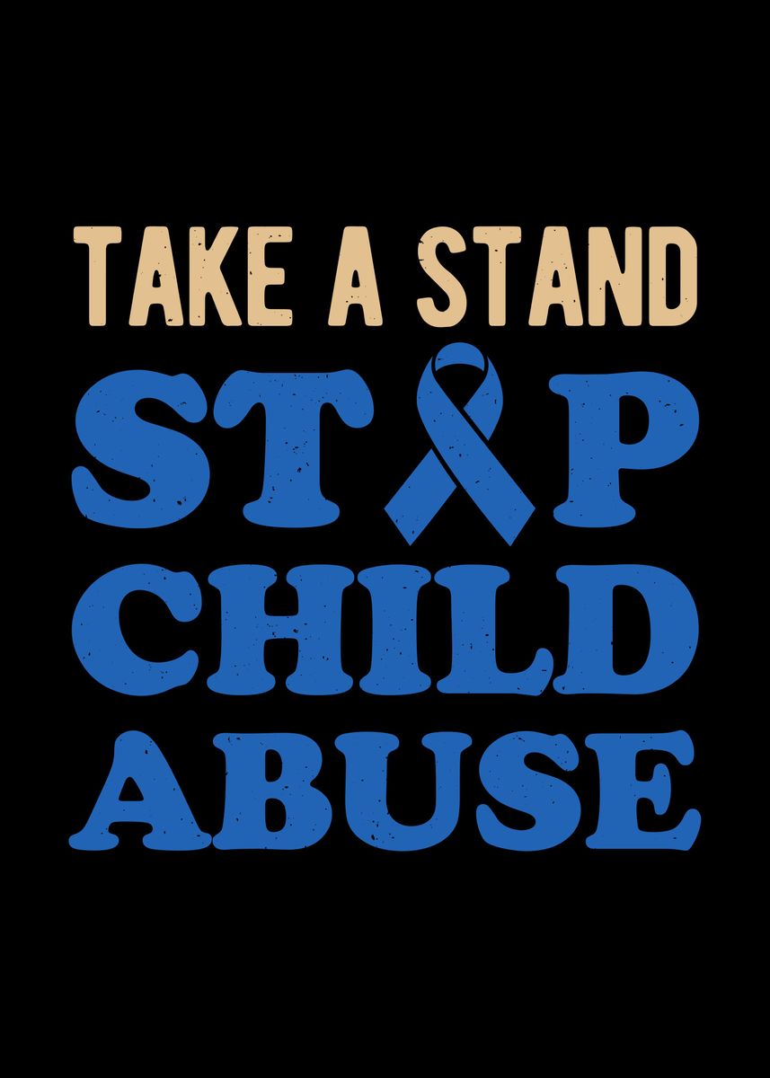 'Child Abuse Awareness' Poster, picture, metal print, paint by Visualz ...
