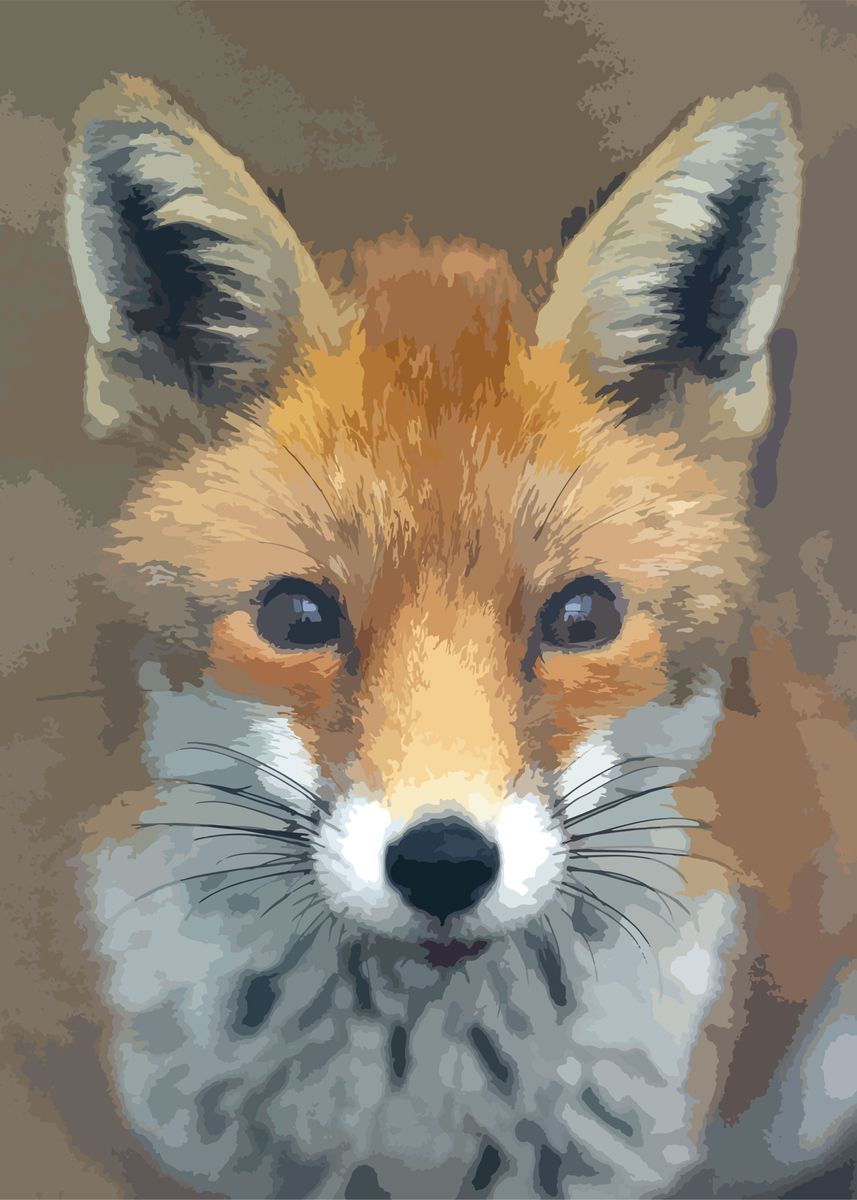 'fox' Poster by Cipto Andrianto | Displate