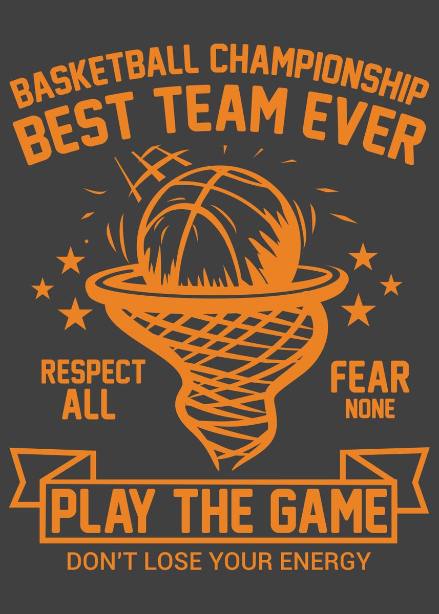 'Basketball Championship' Poster by BeMi | Displate