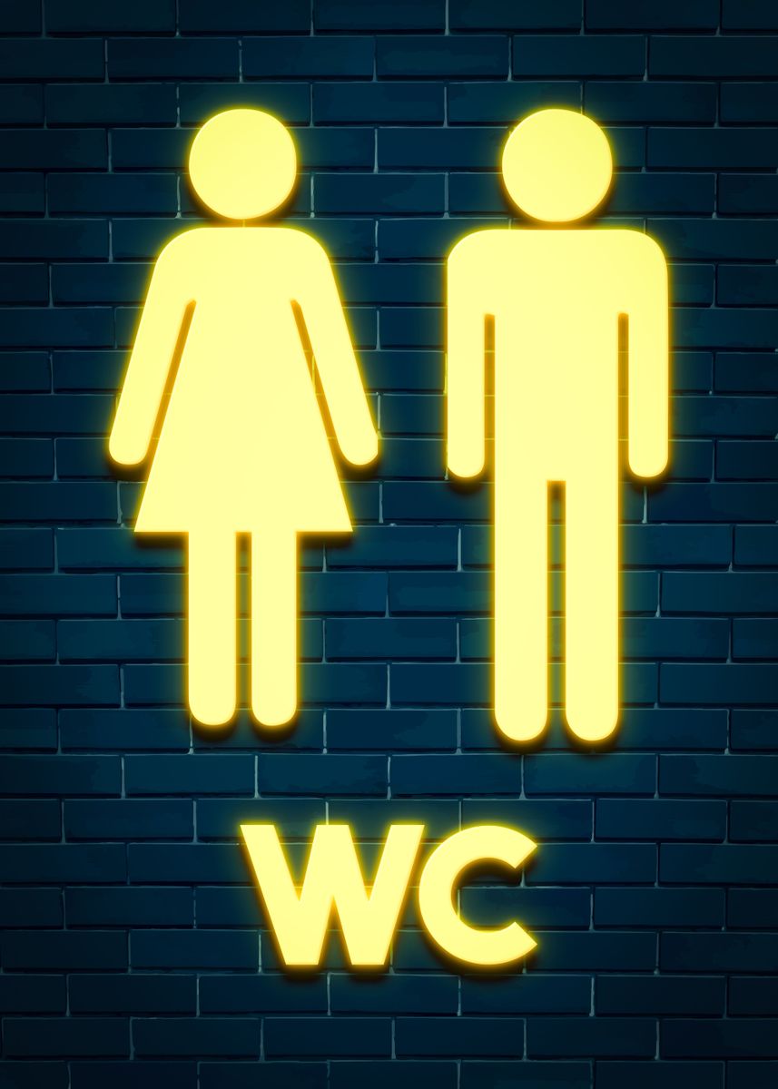 'Toilet' Poster by Kenny Studio | Displate