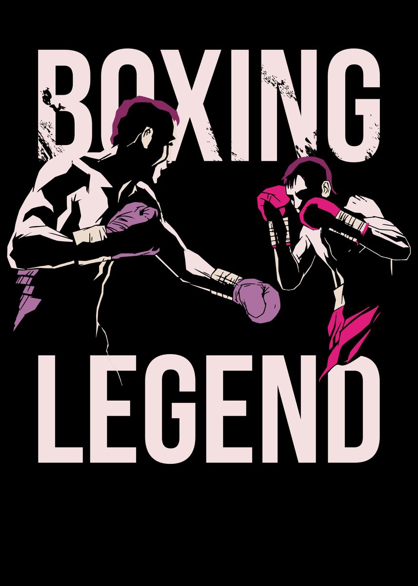 'Boxing Legends' Poster by CatRobot | Displate