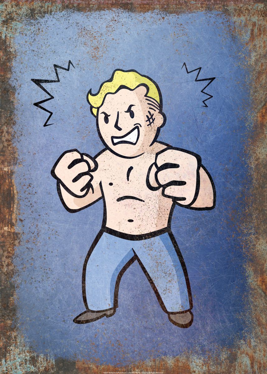 'Anger' Poster, picture, metal print, paint by Fallout | Displate