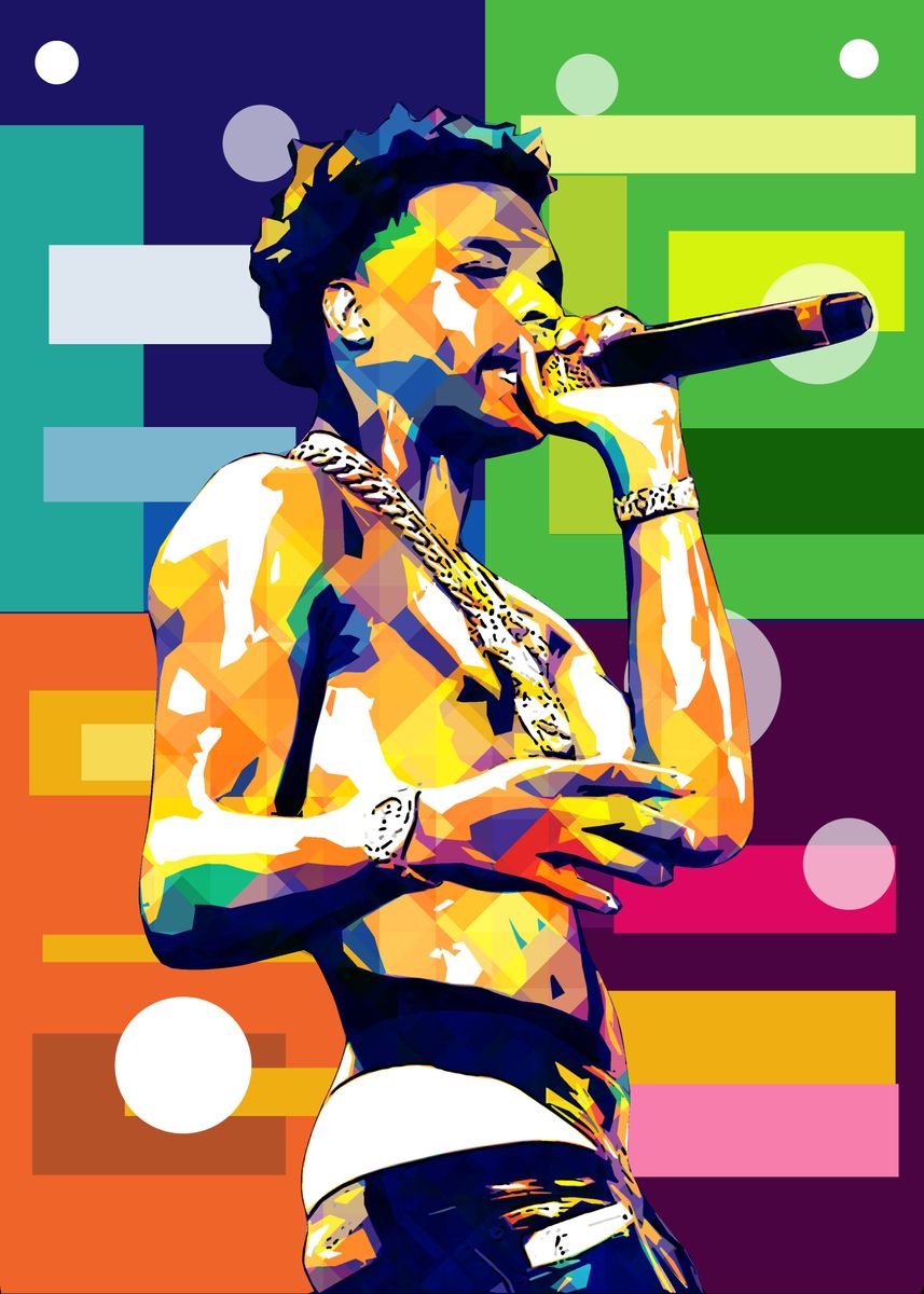 'Lil Baby ' Poster, picture, metal print, paint by San Illustrator ...