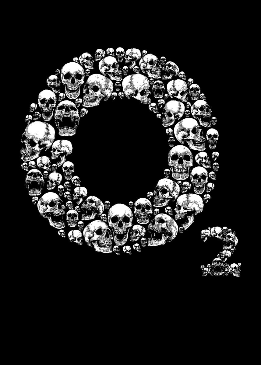 'O2 Death' Poster, picture, metal print, paint by Tariq Alaghbash ...