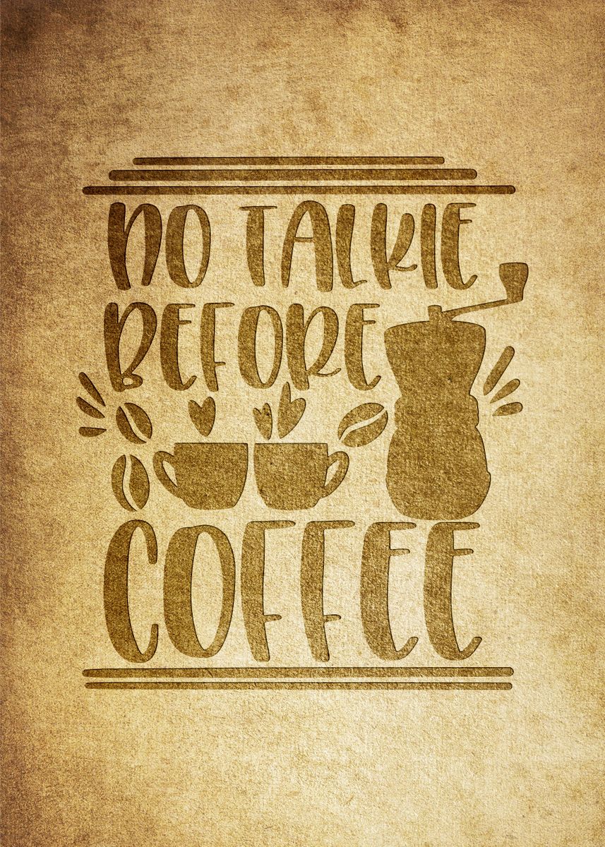 'Coffee' Poster by AK47 Creative | Displate