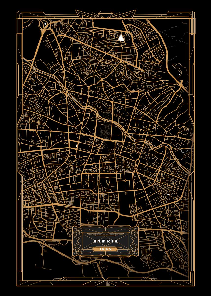 'Tabriz Iran' Poster, picture, metal print, paint by Five Senses Art ...