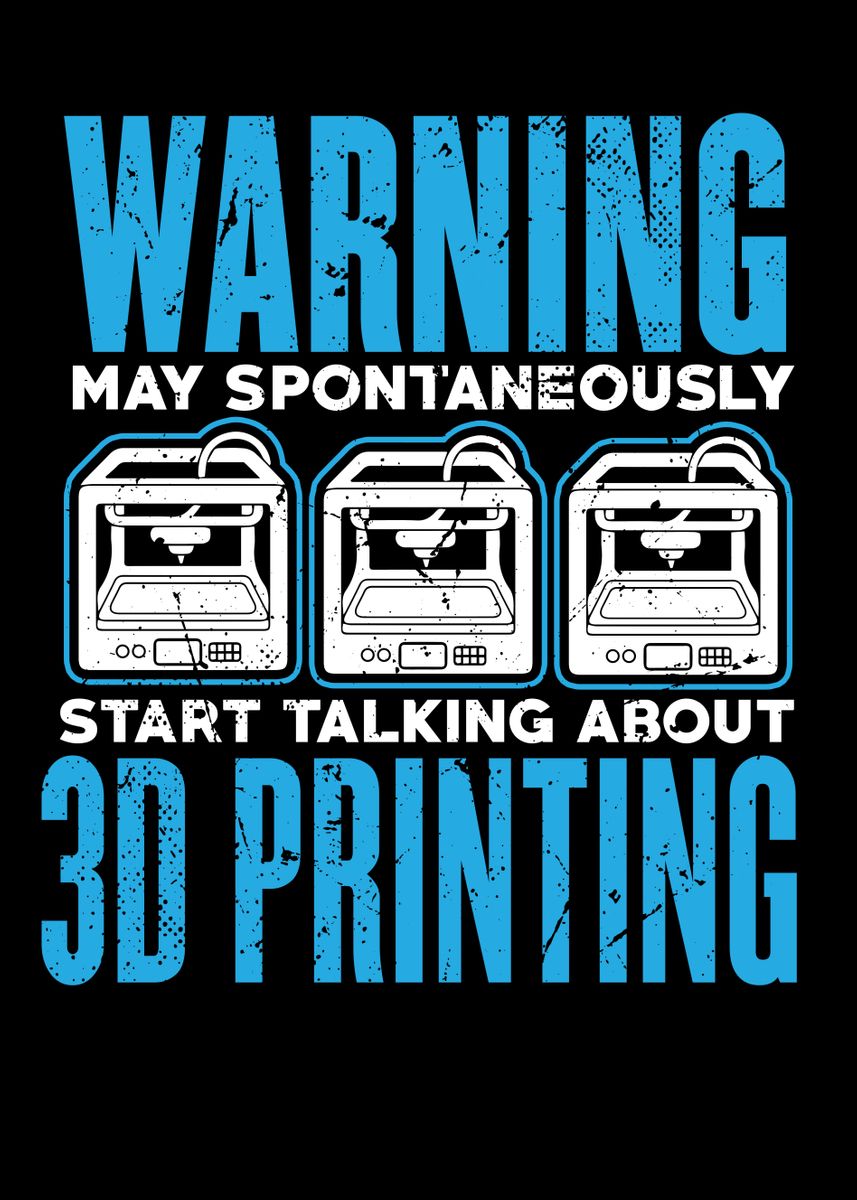 '3D Printer Design Modeling' Poster, picture, metal print, paint by ...