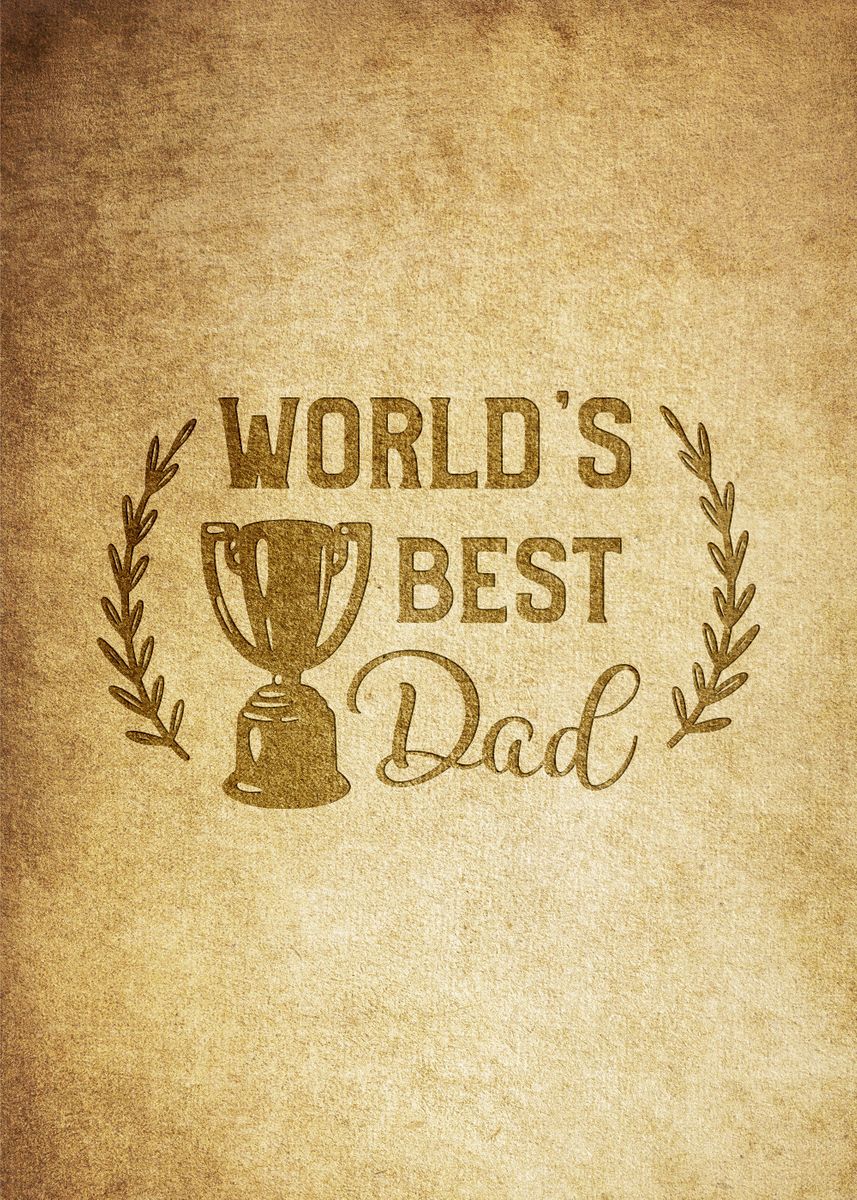 'Dad' Poster, picture, metal print, paint by Pete A Bryant | Displate