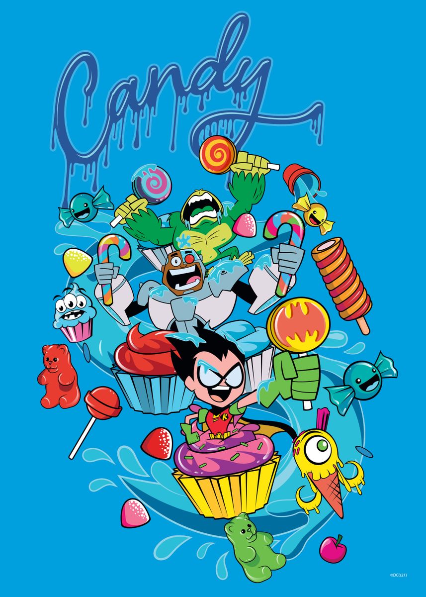 'Candy' Poster, picture, metal print, paint by DC Comics | Displate