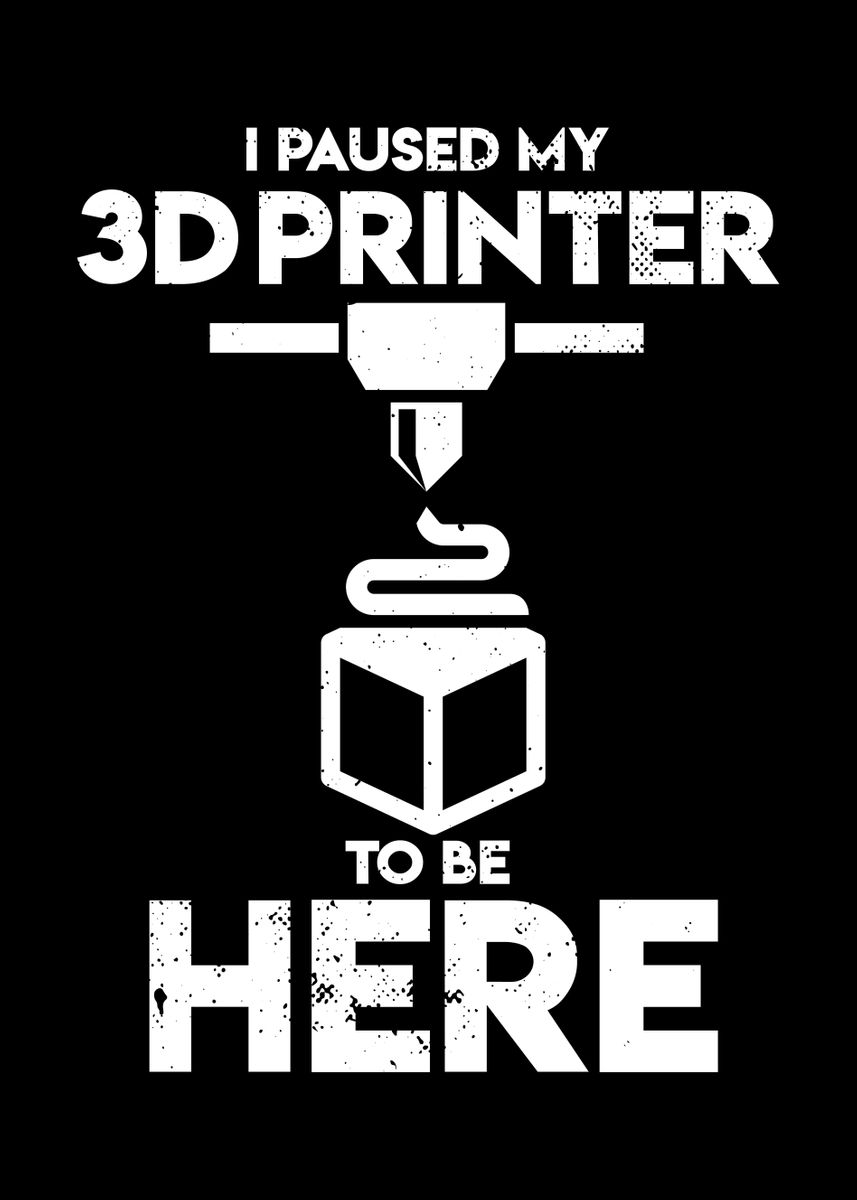 '3D Printer Design Modeling' Poster, picture, metal print, paint by ...