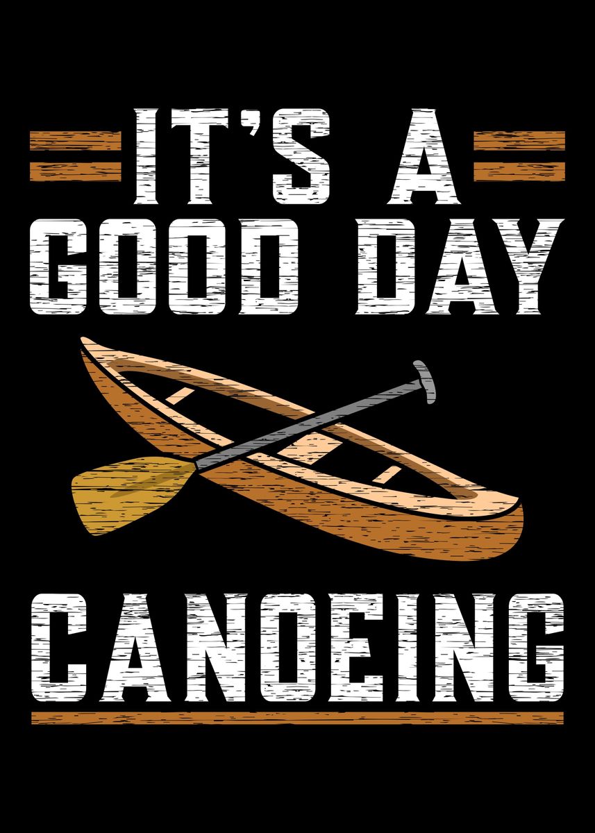 'Canoeing' Poster by Hexor | Displate