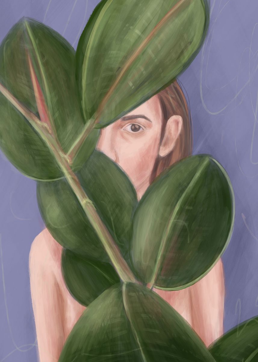 'Hiding from yourself' Poster by Raluca Popescu | Displate