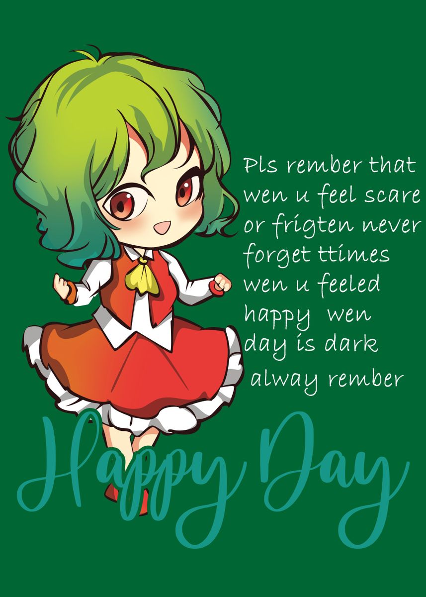 'Chibi Girl Anime' Poster, picture, metal print, paint by ShirTom ...