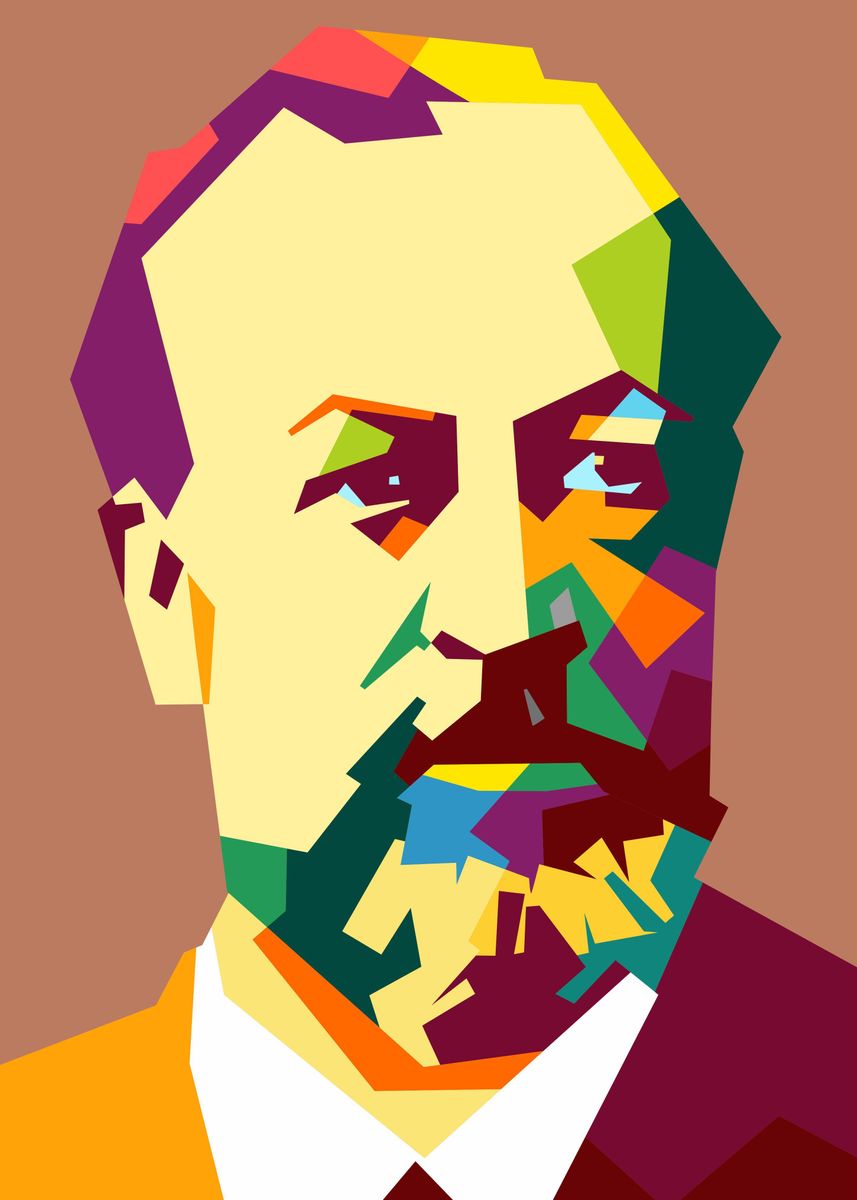 'Nikolaus August Otto' Poster by wahyudien wahyudi | Displate